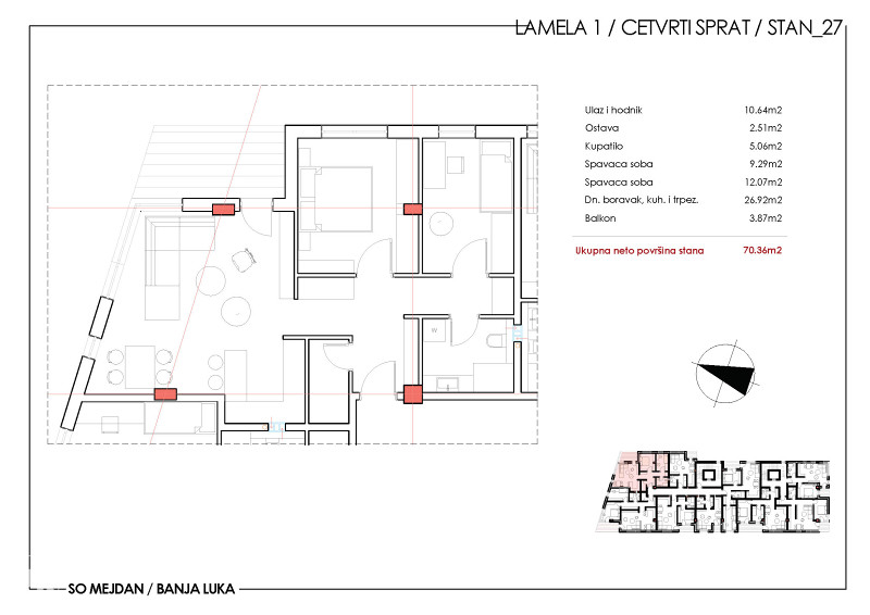 Stan 70,42 m2,Banja Luka - Stanovi - OLX.ba