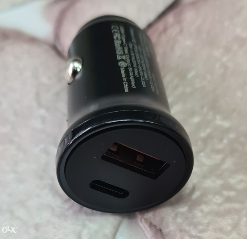 Auto punjac (glava-adapter) 25W type-c i type- A - Punjači - OLX.ba