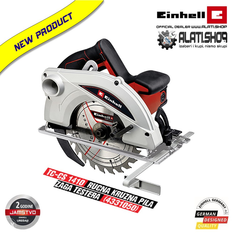 EINHELL TC-CS 1410 RUČNA KRUŽNA PILA CIRKULAR 4331050 - Cirkulari - OLX.ba