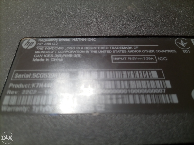 Laptop HP 355 G2 - Laptop u dijelovima - OLX.ba