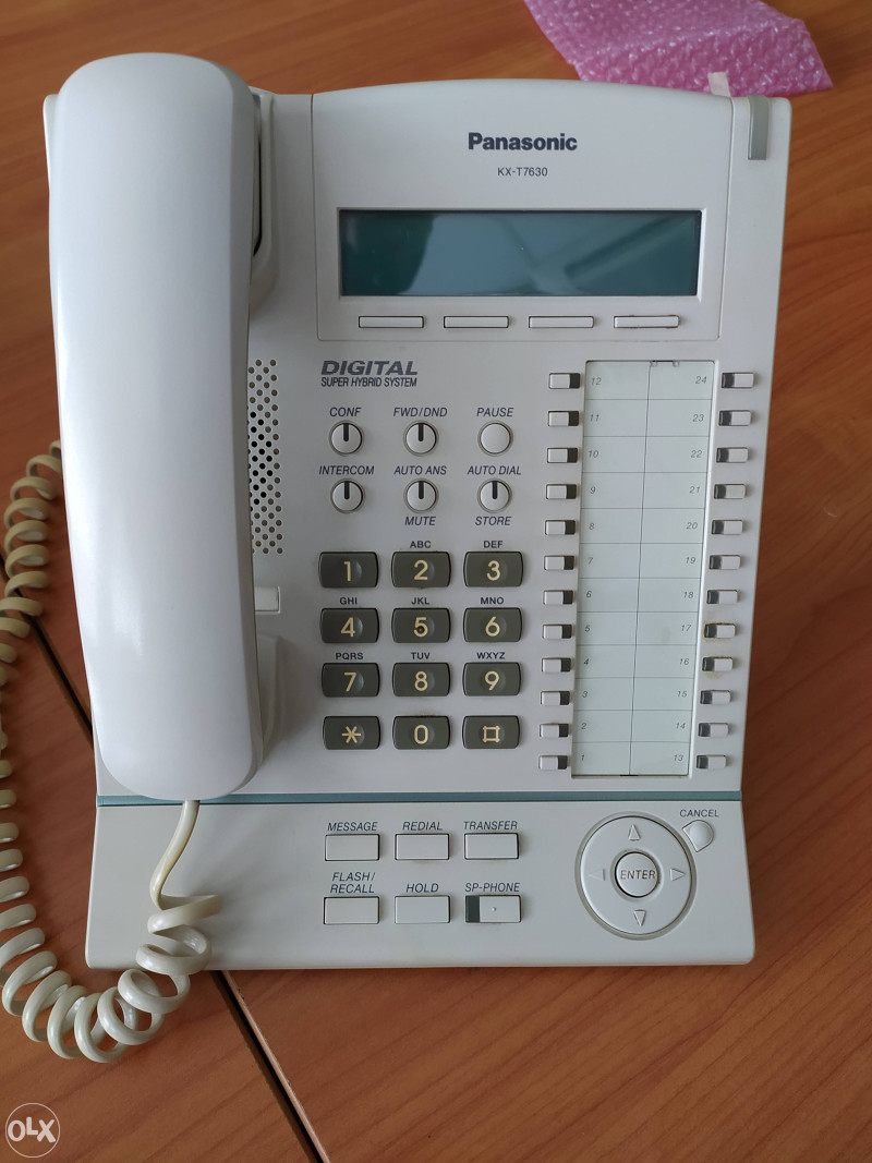 Panasonic KX-TDA15 tel centrala KX-T7630 sistemski tel - Telefonske ...