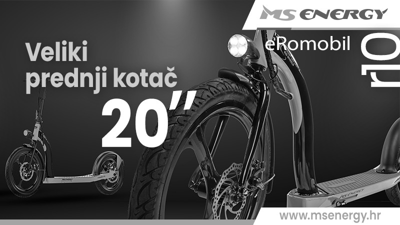 Elektricni 20" romobil MS ENERGY r10 PRO skuter - Električni romobili ...