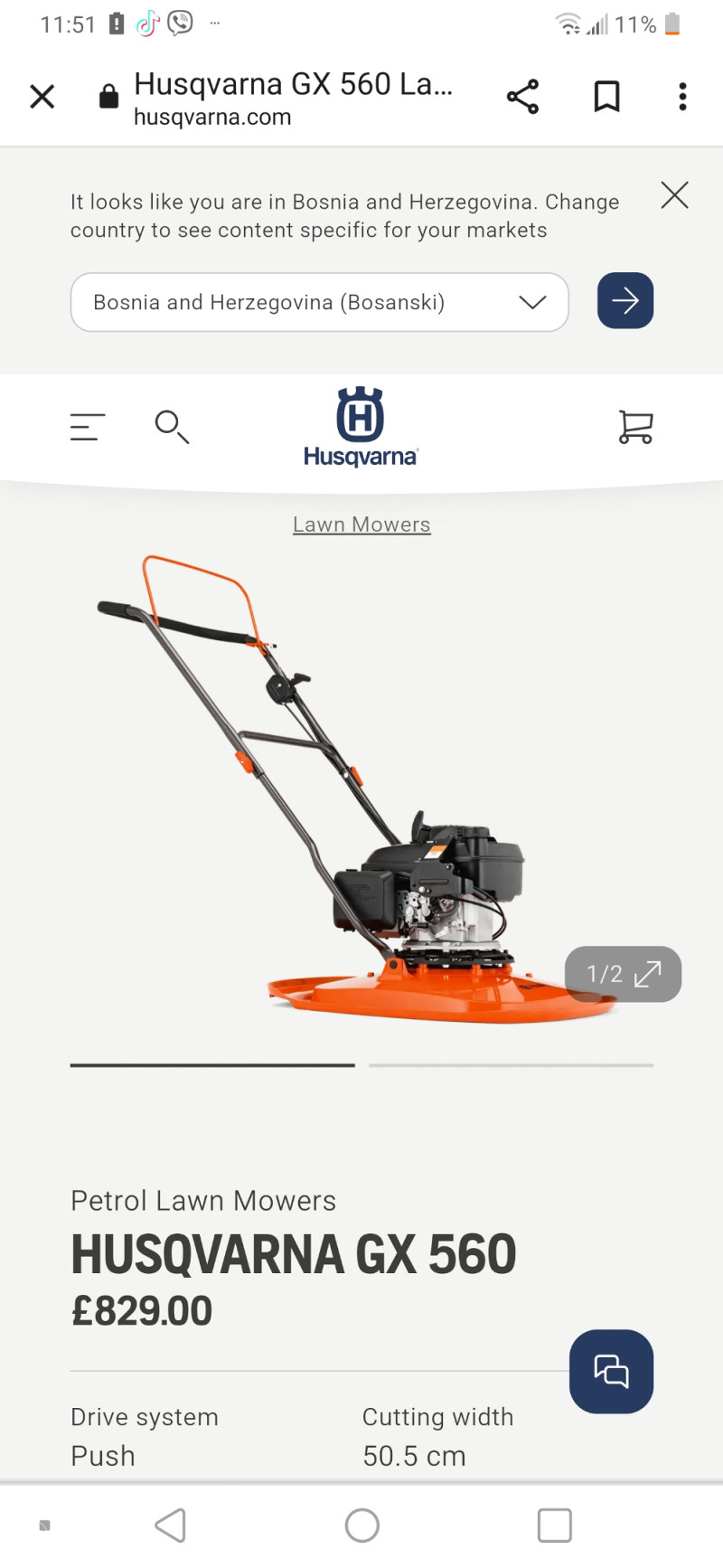 HUSQVARNA GX560 LEBDEĆA KOSACICA - Kosilice i kopačice - OLX.ba