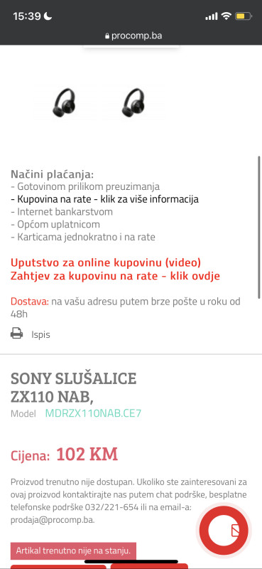 Wireless slusalice - Slušalice - OLX.ba