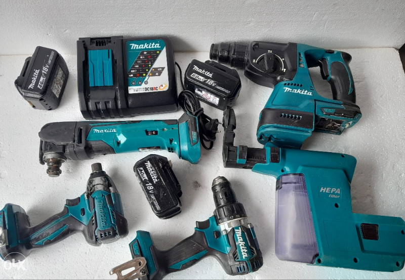 Aku busilice Makita-Set 4 masine - Bušilice - OLX.ba