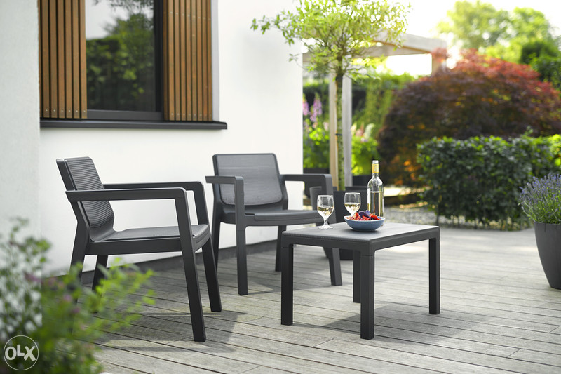 KETER Emily balkonski set - sivi (247062) - Vrtni namještaj - OLX.ba