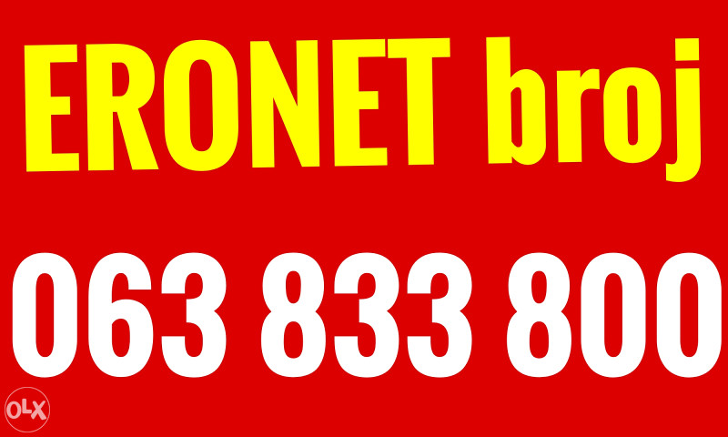 Eronet broj 063 833 800 - SIM kartice - OLX.ba