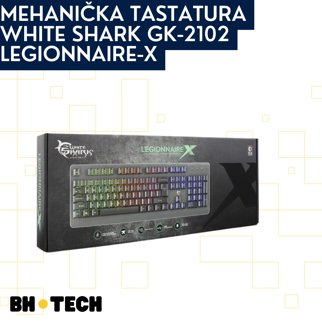 Mehanička tastatura WHITE SHARK GK-2102 LEGIONNAIRE-X - Tastature - OLX.ba