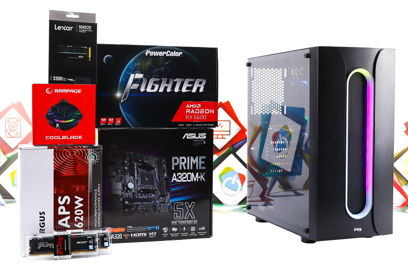 Gaming PC Armor V310-05; i5-11400F; RX 570; 480GB SSD - Desktop ...