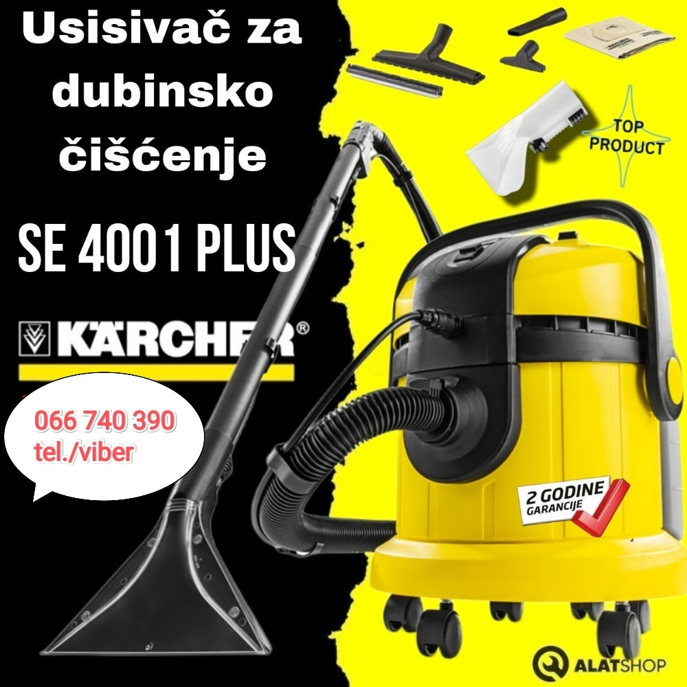 Usisivac dubinsko pranje ciscenje KARCHER SE 4001 PLUS - Za pranje i ...