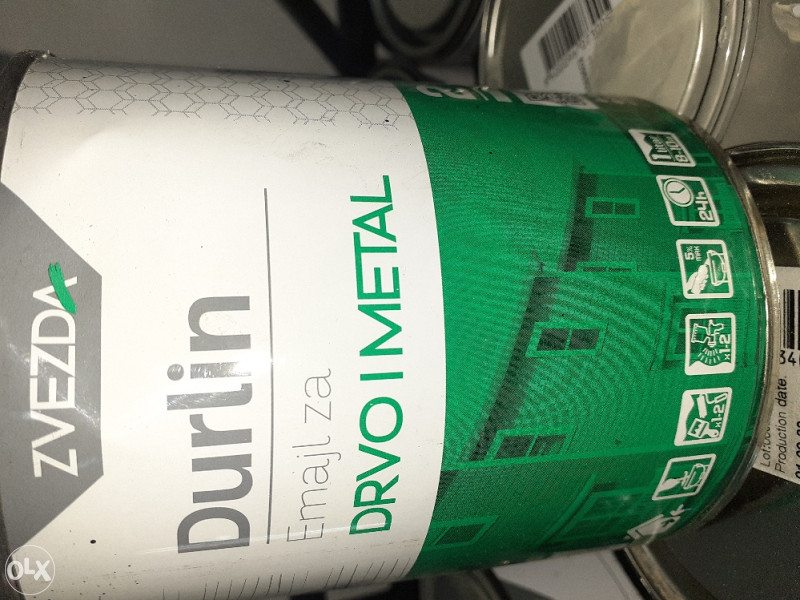 Nitro temeljna boja Durlin emajl za drvo i metal - Boje i lakovi - OLX.ba