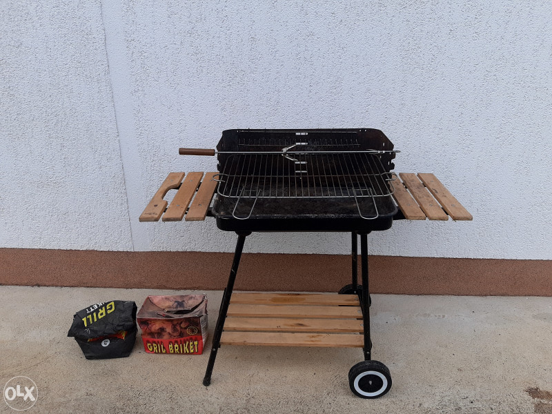 Roštilj na ugalj sa točkovima, roštilj ugalj, rostilj - Roštilji i ...