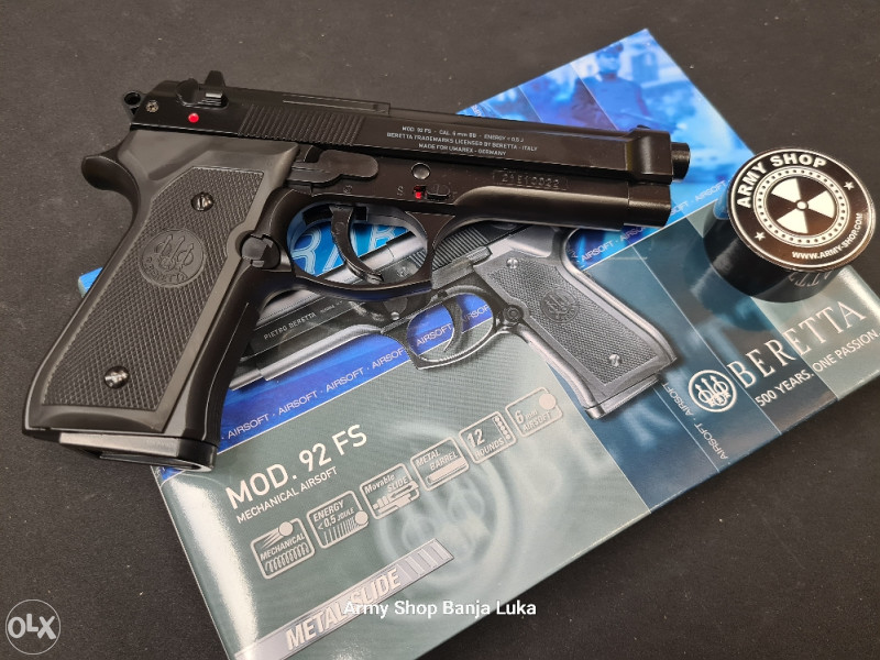 Pistolj Beretta 92FS Airsoft Spring Umarex - Airsoft puške/pištolji ...