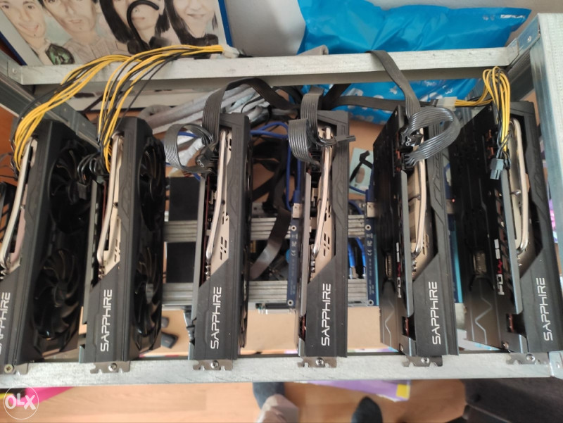 Mining rig 6x 5700 XT SAPPHIRE 8gb - Mining rigovi - OLX.ba