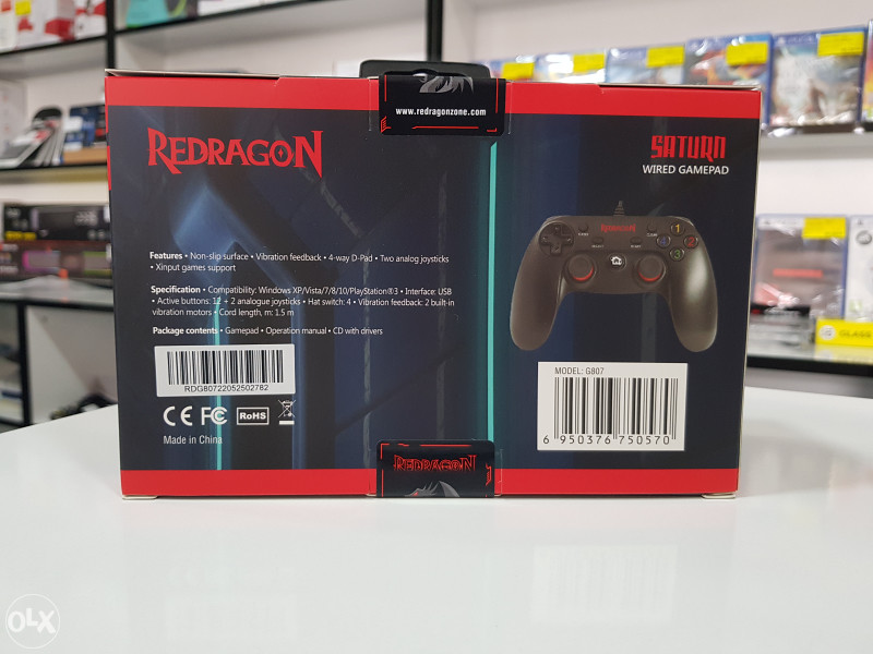 ReDragon Saturn G807 Gamepad Dzojstik PC/PS3 - Džojstik/Gamepad ...
