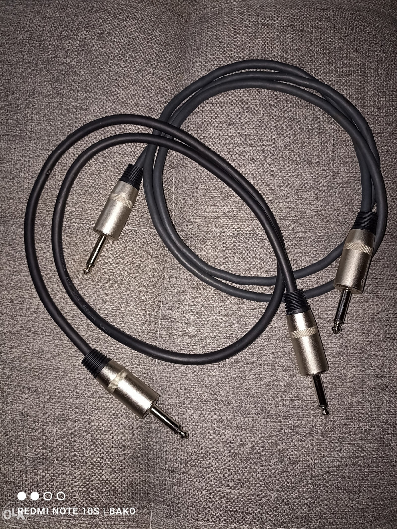 Gitarski kabal za box 1,5m, debeli - Kablovi i konektori - OLX.ba