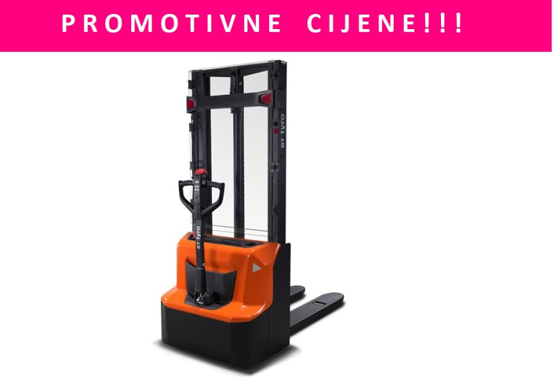 Stacker !!!! EL. PALETAR viljuskari TOYOTA 1t, 2,9 m - Viljuškari - OLX.ba