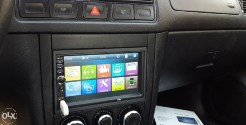 Vw golf 4 mk4 radio mp3 player 2 din radijon video - CD/DVD/MC/Radio player - OLX.ba