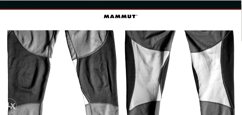 Mammut zenske aktivne termo helanke merino blend S - Hlače i ...