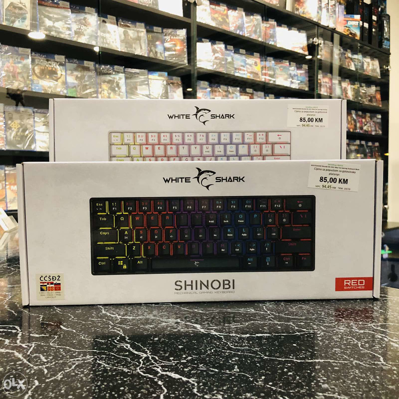White Shark Shinobi GK-2022 Mehanička Tastatura - Tastature - OLX.ba