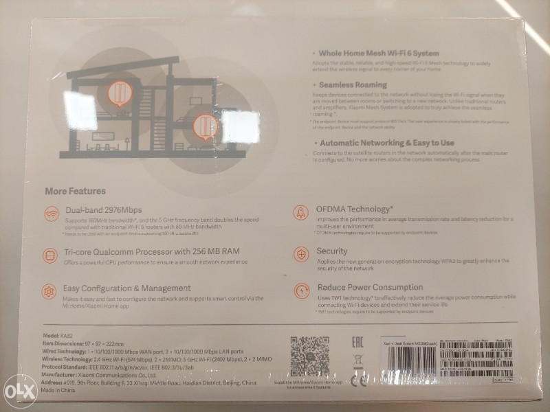 XIAOMI MI ROUTER MESH SYSTEM AX3000(2 PACK) - Router - OLX.ba