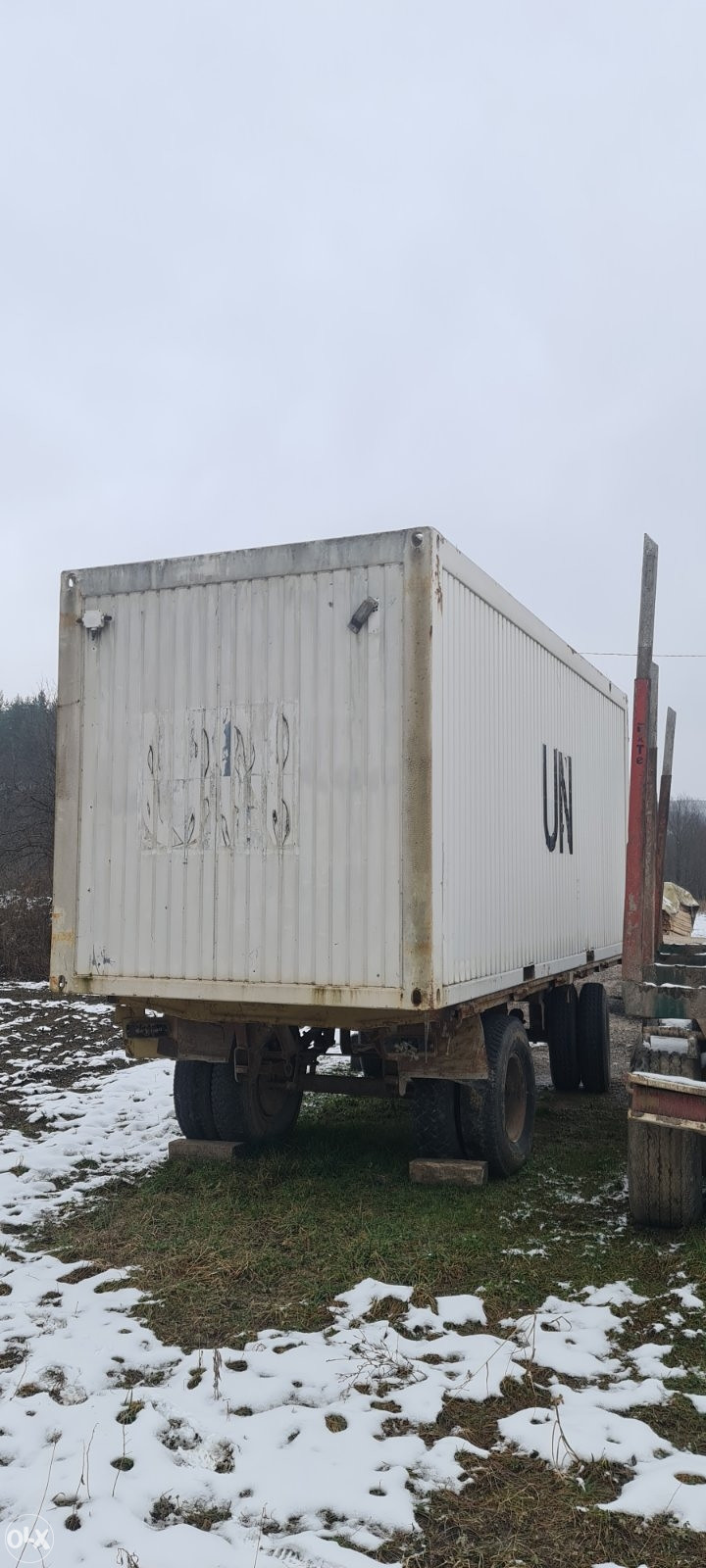 Kontejner za stanovanje sa prikolicom - Montažni objekti - OLX.ba