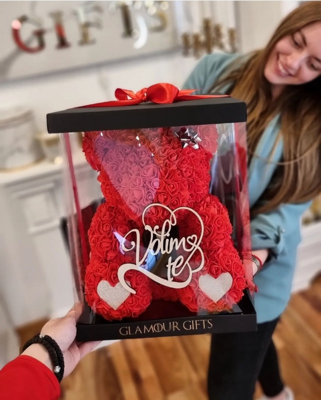 POKLONI rodjendan svadbe poklon vjecna ruza medo box - Razni pokloni - OLX.ba