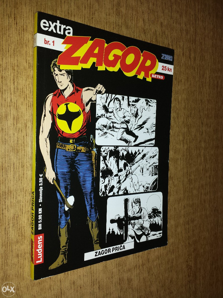 Zagor extra retro 1. Zagor priča (Ludens) - Stripovi - OLX.ba