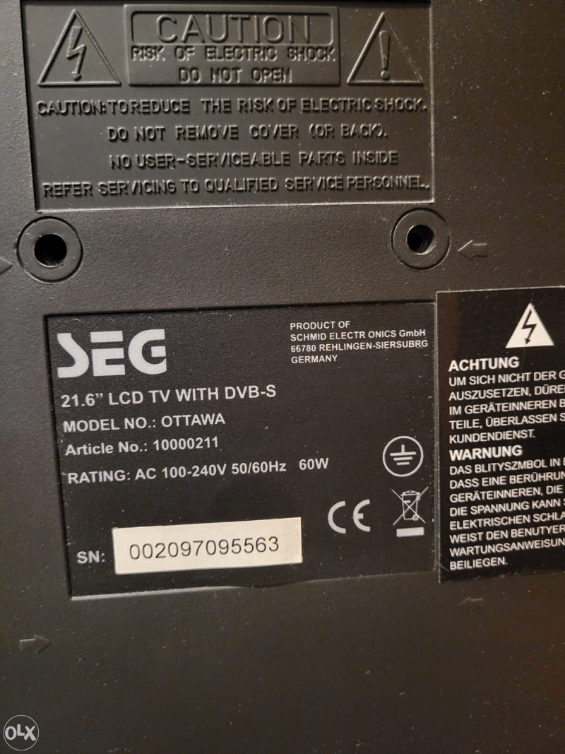 TV - SEG - LED LCD - OLX.ba