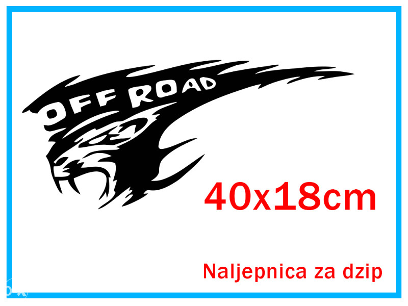 Stikeri i auto naljepnice za dzip OFF ROAD 4x4 - Naljepnice/Stikeri ...