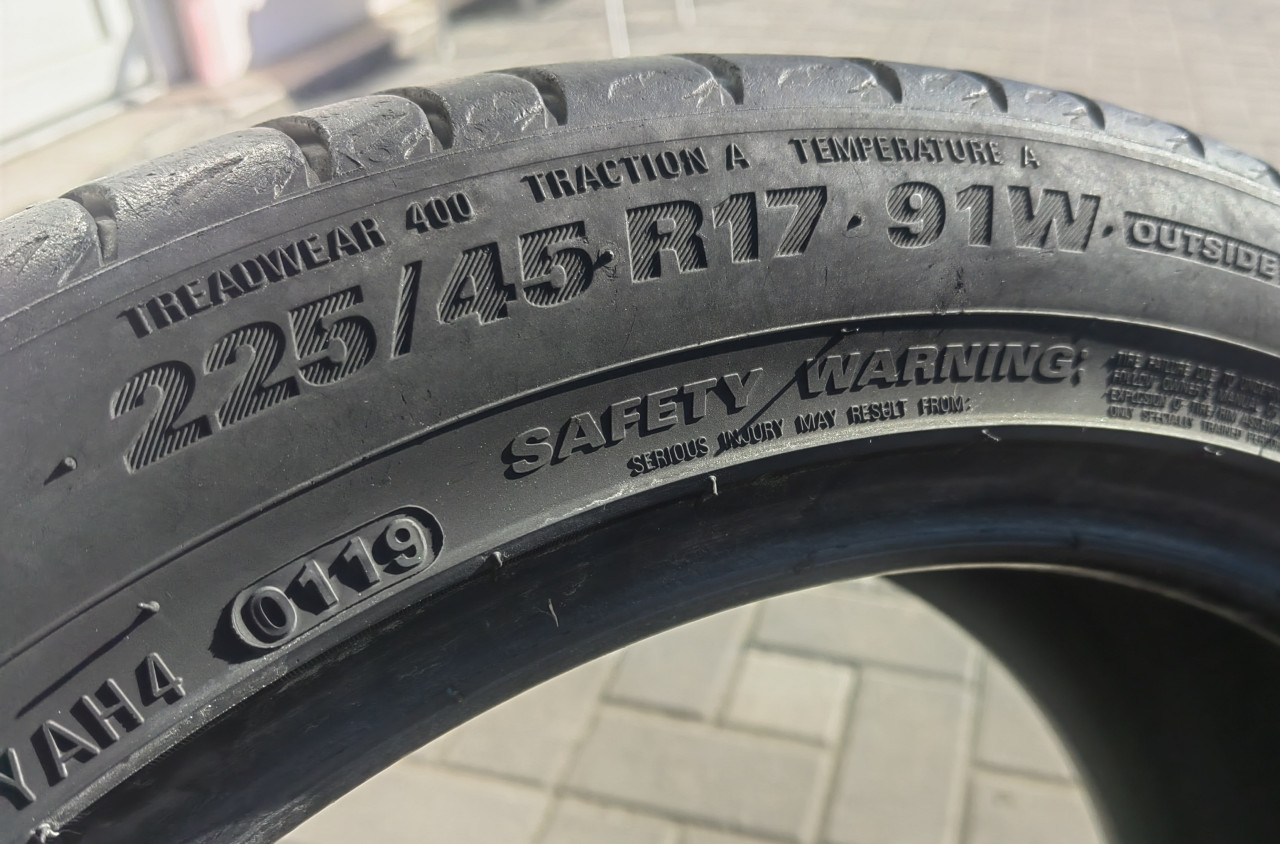 Gume 225 45 17 ljetne 2kom kumho - Gume - OLX.ba