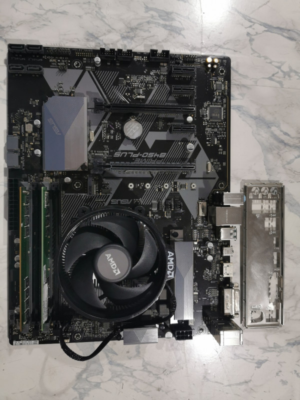 Set Ryzen 5 2600, b450 plus, 16gb ddr4 - Matične ploče - OLX.ba