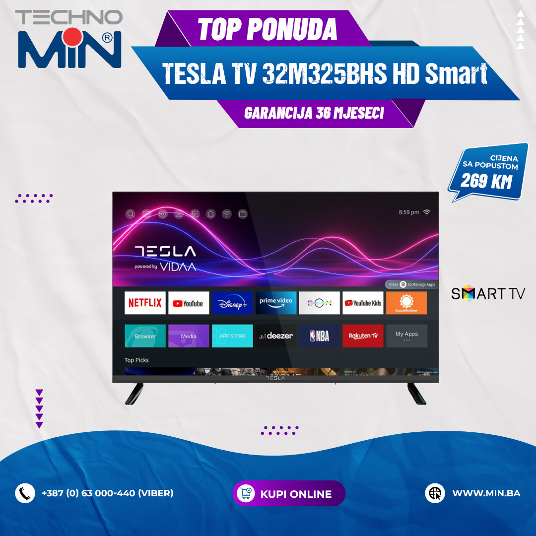 TESLA TV 32M325BHS HD Smart - LED LCD - OLX.ba