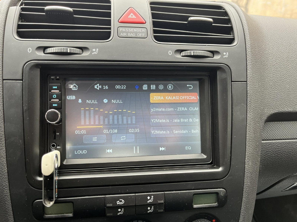 Golf mk 5 radio multimedia 7" 2 din Bluetooth Usb - CD/DVD/MC/Radio ...