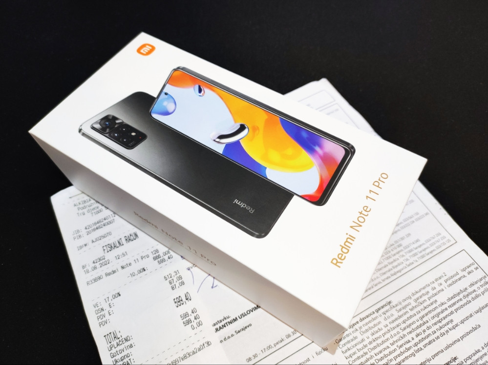 Xiaomi Redmi Note 11 Pro 6/128GB garancija 2 god !!! - Mobiteli - OLX.ba