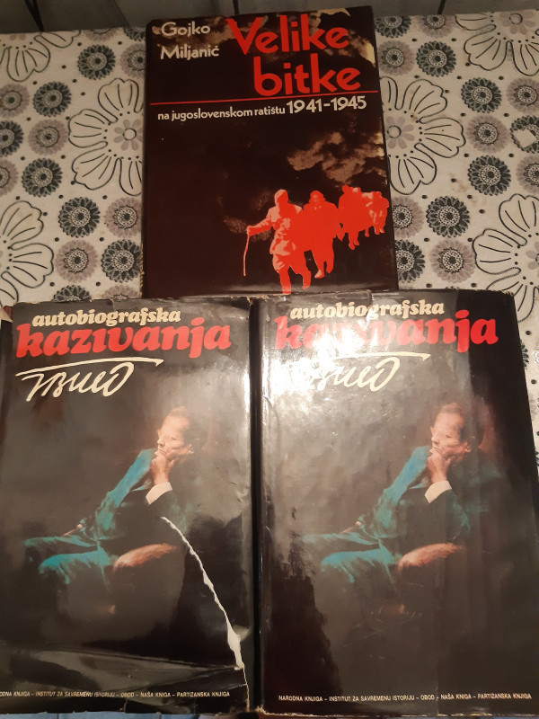 Aut.biograf. Tito(2 dijela) i bitke od 41 do 45 zajedno - Zbirke - OLX.ba