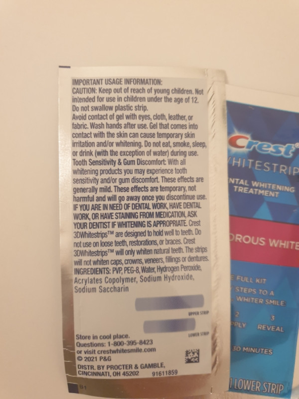 Trakice za izbjeljivanje zuba Crest - Izbjeljivanje zuba - OLX.ba