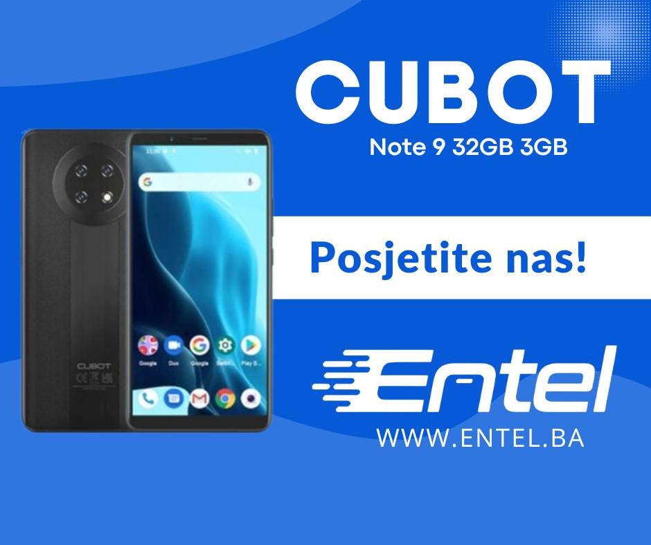 Cubot Note 9 32GB 3GB Black | NOVO - Mobiteli - OLX.ba