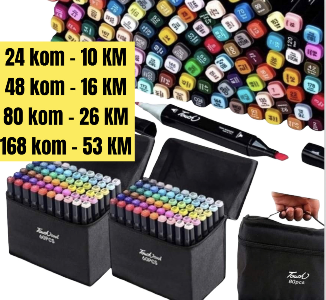 SET BOJICA ZA DJECU - MARKERI BOJICE - Bojice - OLX.ba