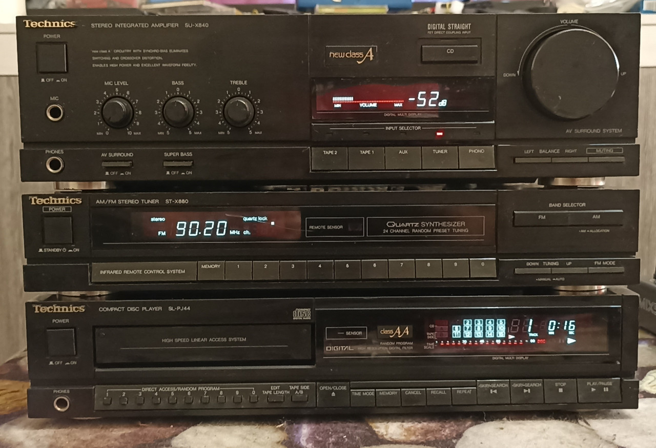 Technics SU-X840 , ST-X880 i SL-PJ44 - Hi-Fi sistem (komplet) - OLX.ba