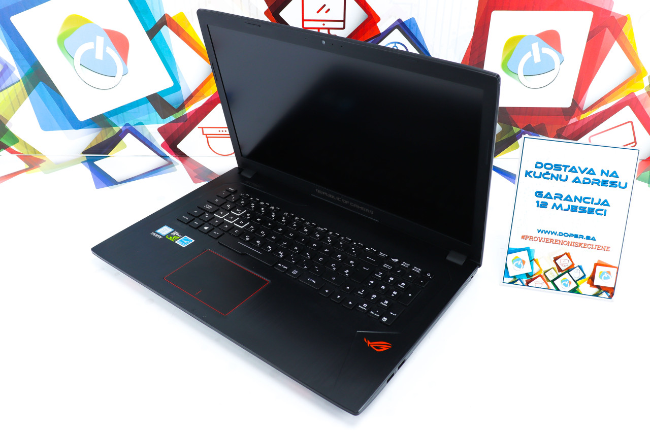 Laptop Asus ROG GL753V; i7-7700hq; 512GB SSD DOPER-TECH - Laptopi - OLX.ba