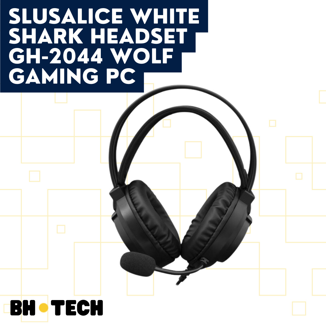 SLUSALICE White Shark HEADSET GH-2044 WOLF GAMING PC - Slušalice - OLX.ba