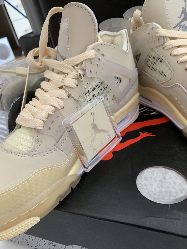 Air Jordan Retro 4 Off-White Sail br40 - Obuća - OLX.ba
