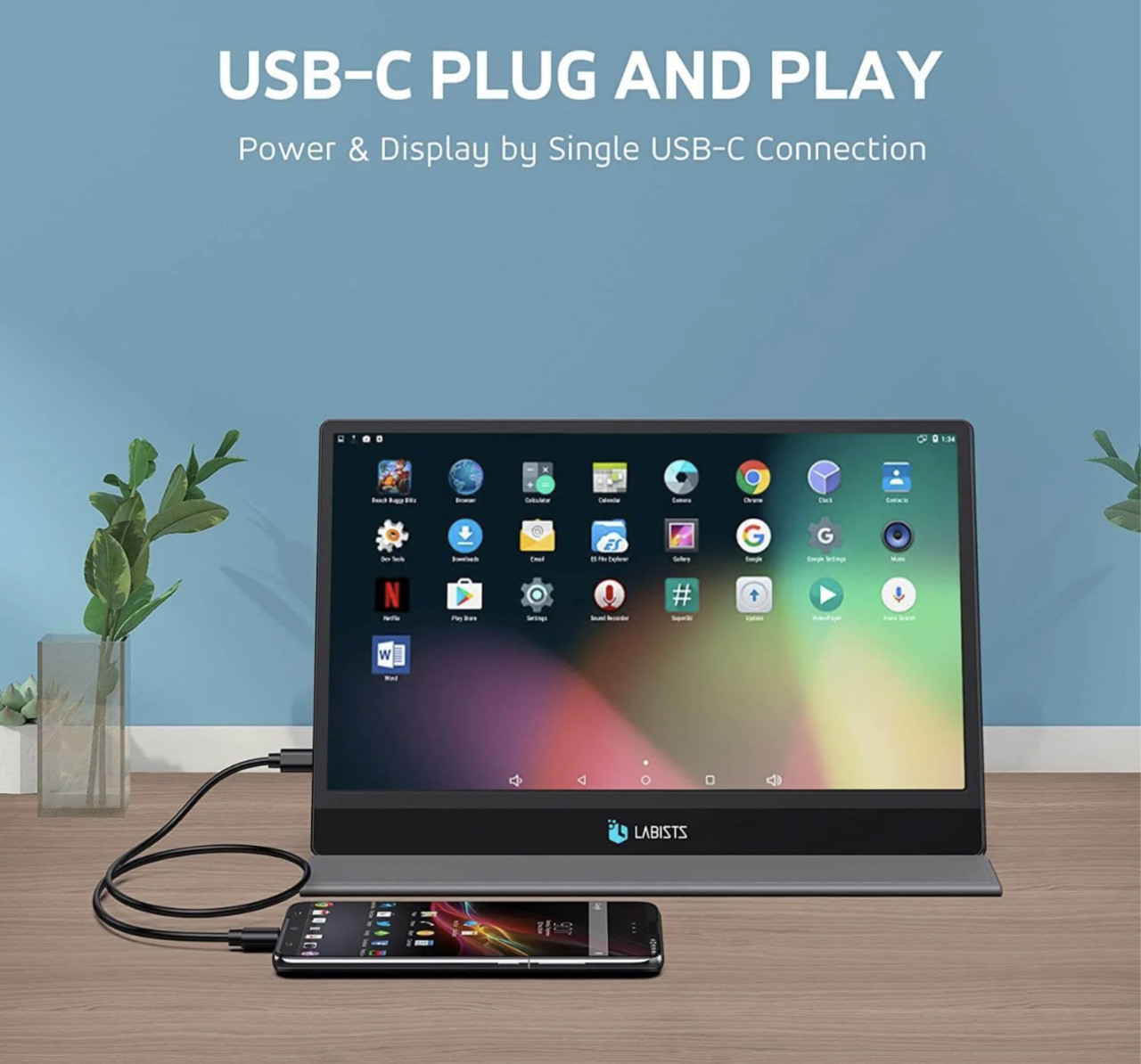 Mini monitor prijenosni full hd portabilni usb C - Monitori - OLX.ba