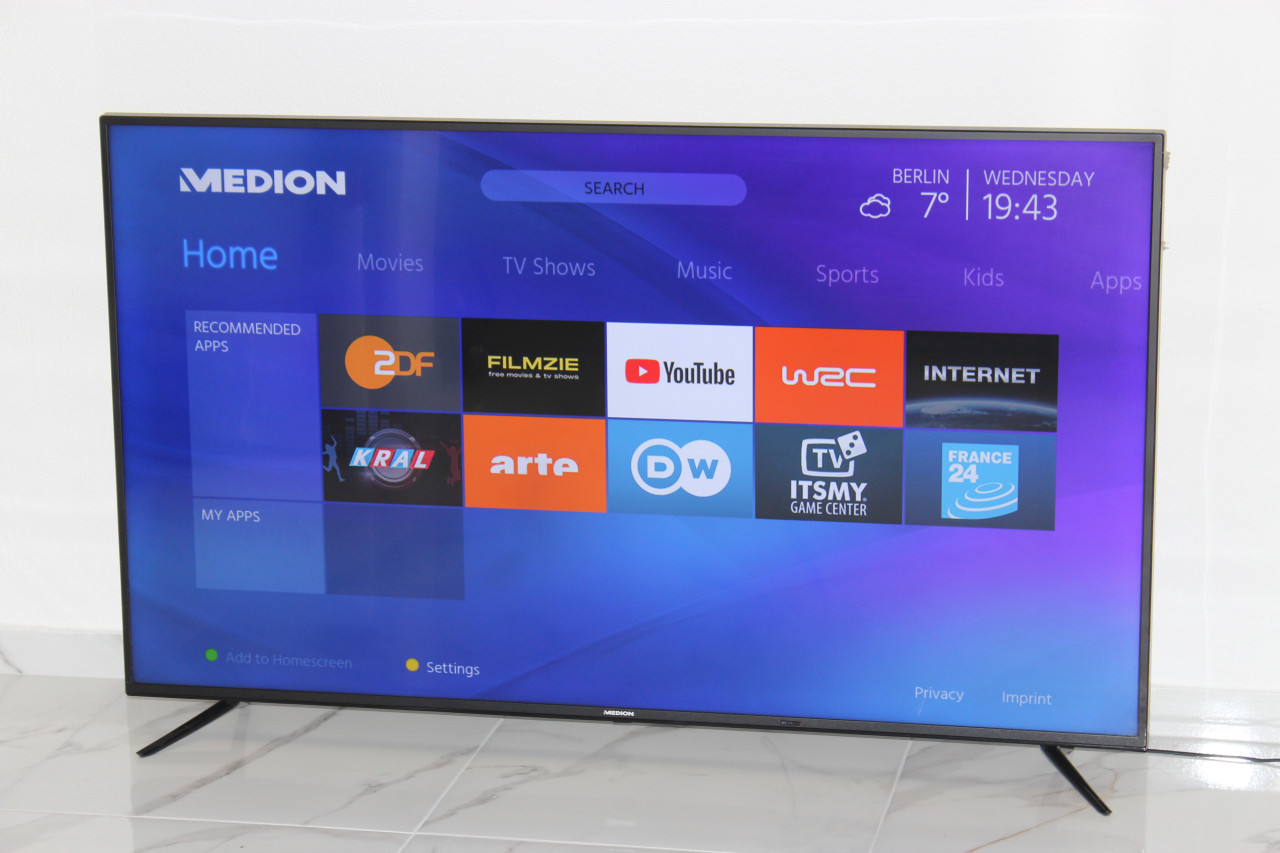 Medion Smart TV 65" 4K UHD LED Wi-Fi Youtube -Kao nov - LED LCD - OLX.ba