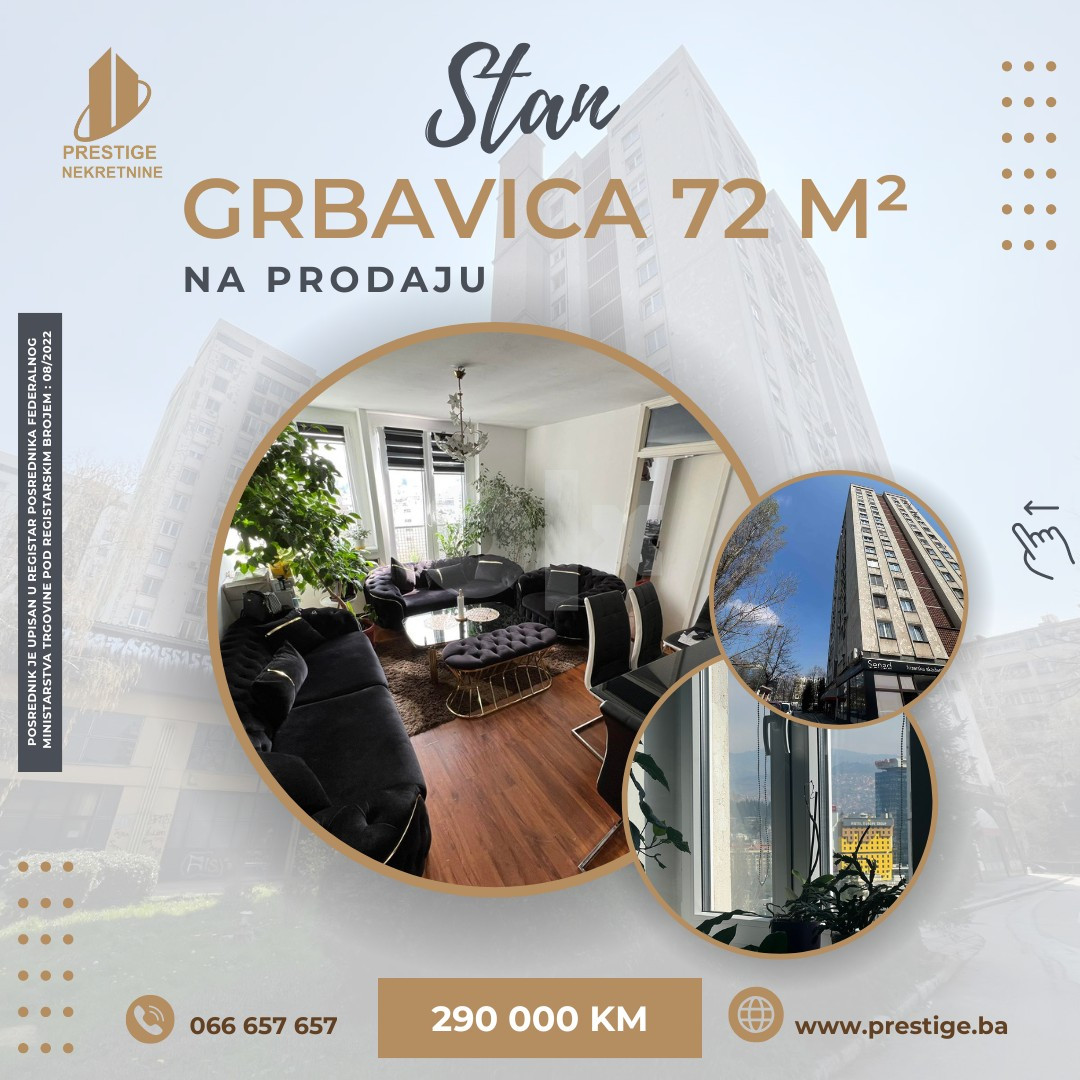STAN 72m2 - GRBAVICA I (NOVO SARAJEVO) - Stanovi - OLX.ba