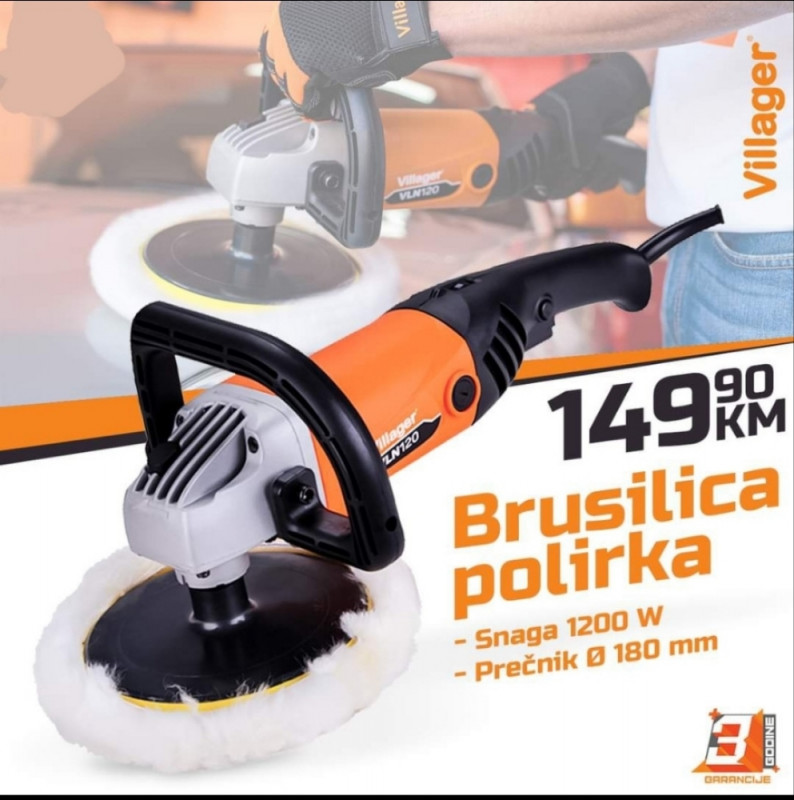 Villager brusilica i polirka 1200w - Brusilice - OLX.ba