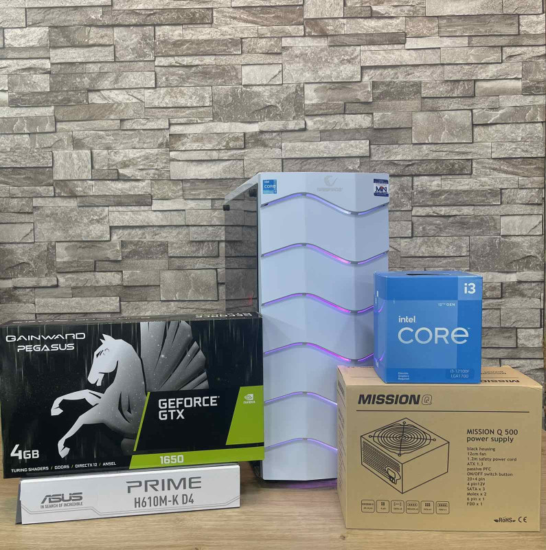 Gaming Alpine,i3 12100F 3.3/16/512/GTX 1650 4GB - Desktop Računari - OLX.ba