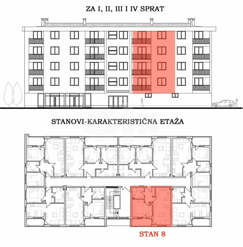 Dvosoban stan 50m2 Novogradnja Konjic Gratis parking - Stanovi - OLX.ba