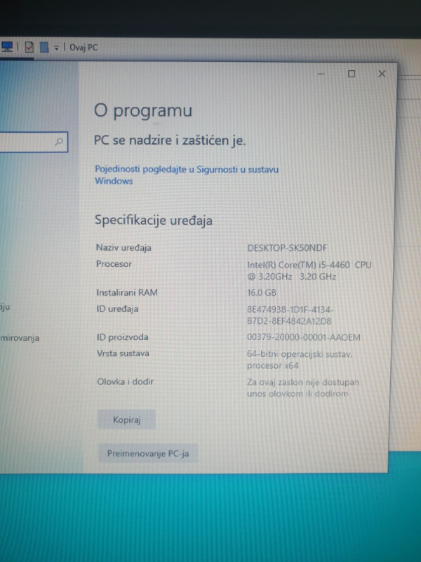 Računar Gaming PC i5 1050 Ti 16GB RAM,moze zamjena - Desktop Računari - OLX.ba